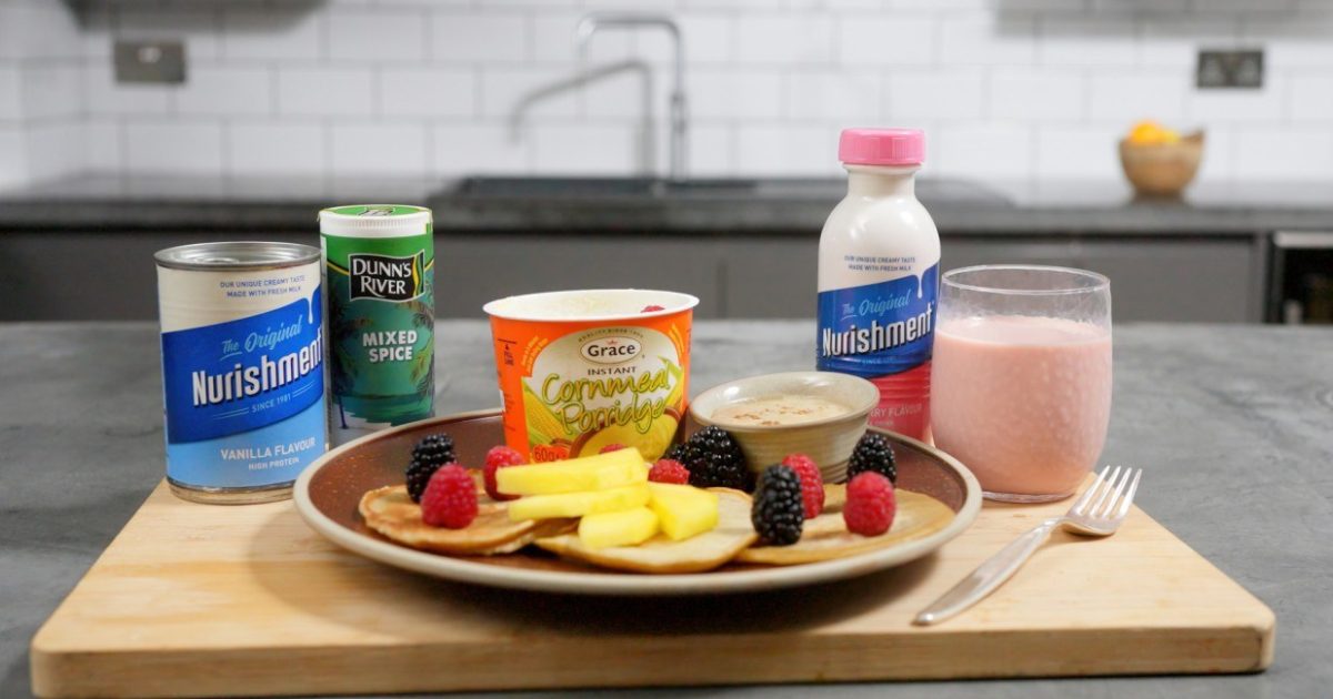 Grace Foods | Nurishment Pancakes with Spiced Coconut Sauce (V)