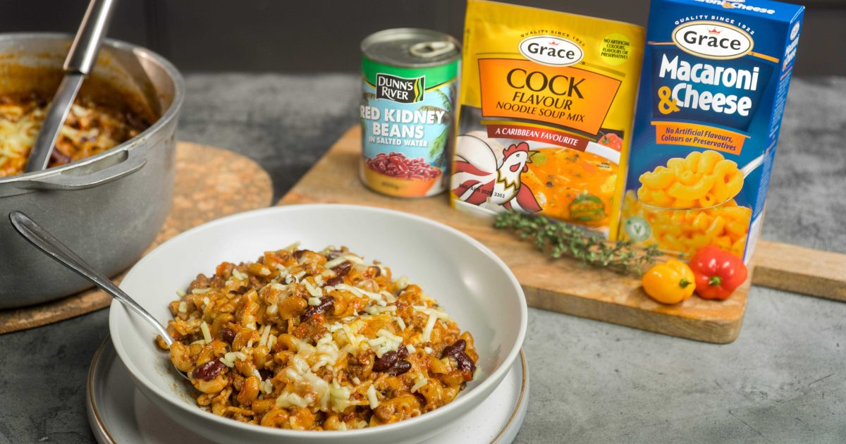 Grace Foods | One-Pot Macaroni & Chilli Bean Casserole